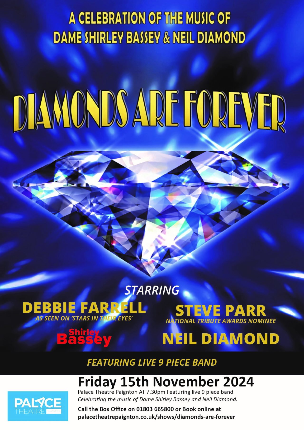 Diamonds Are Forever - Events in Paignton - The Palace Theatre Paignton